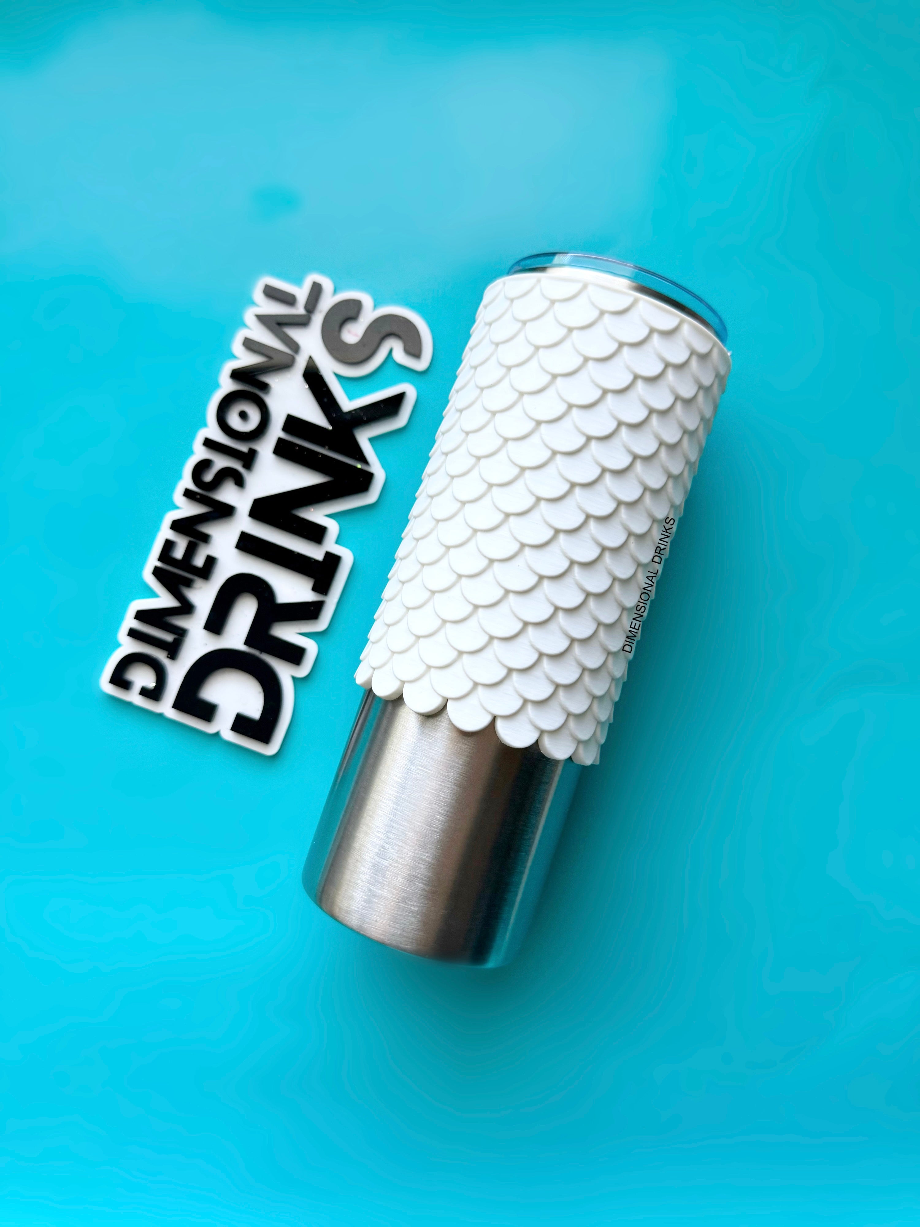 Mermaid Scales - 3D Tumbler Sleeve – Dimensional Drinks