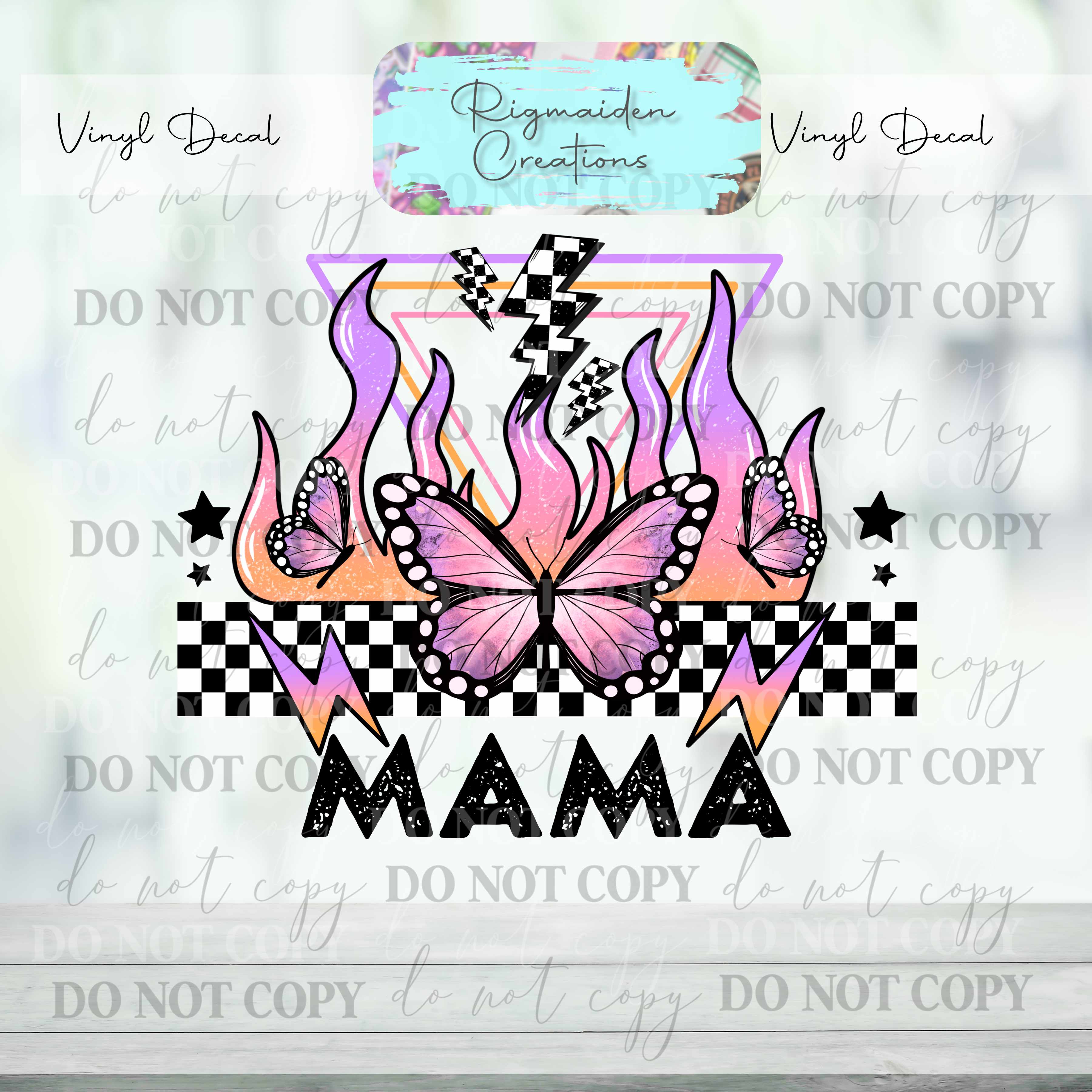 Mama Vinyl Decal – Dimensional Drinks
