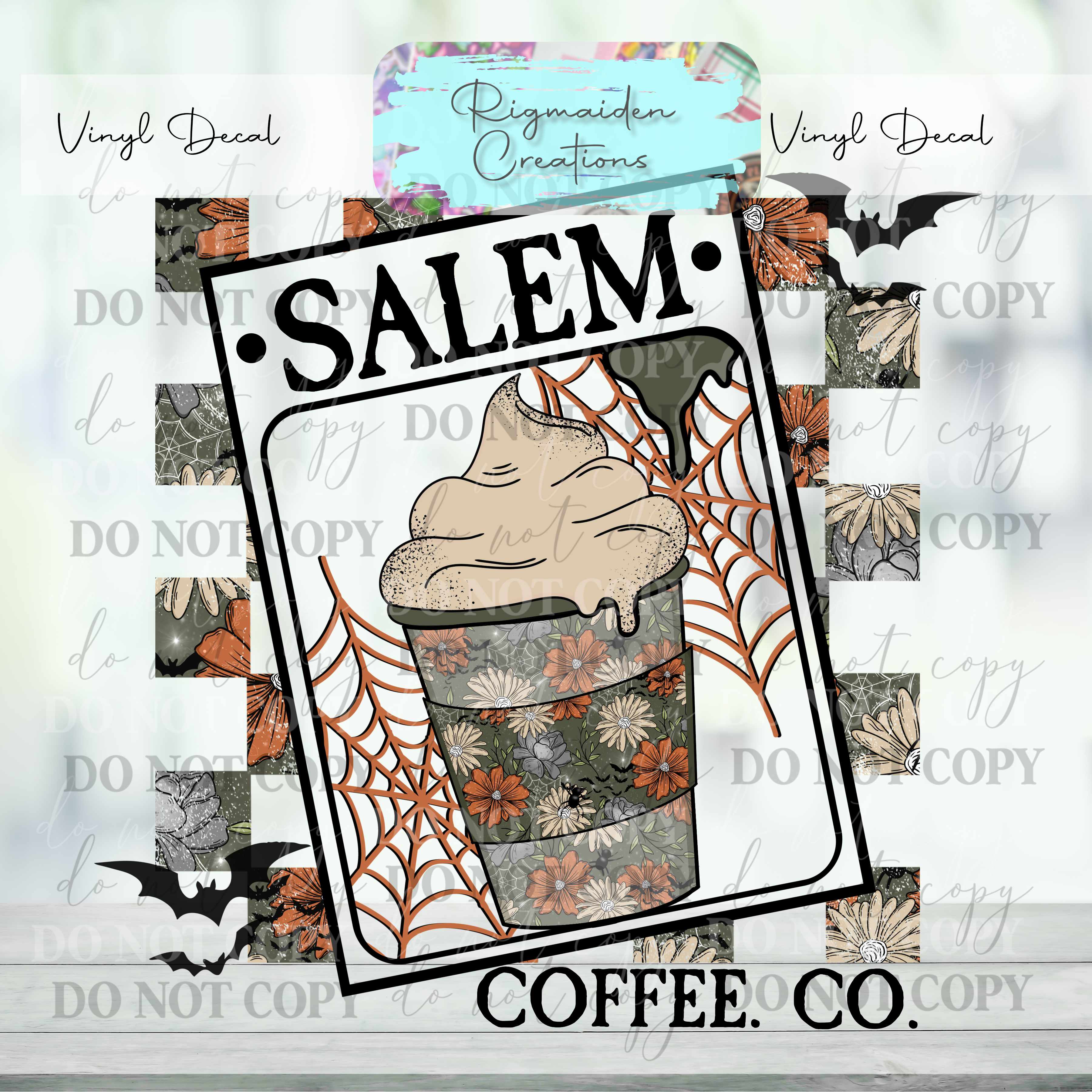 Salem Coffee Co. Vinyl Decal – Dimensional Drinks