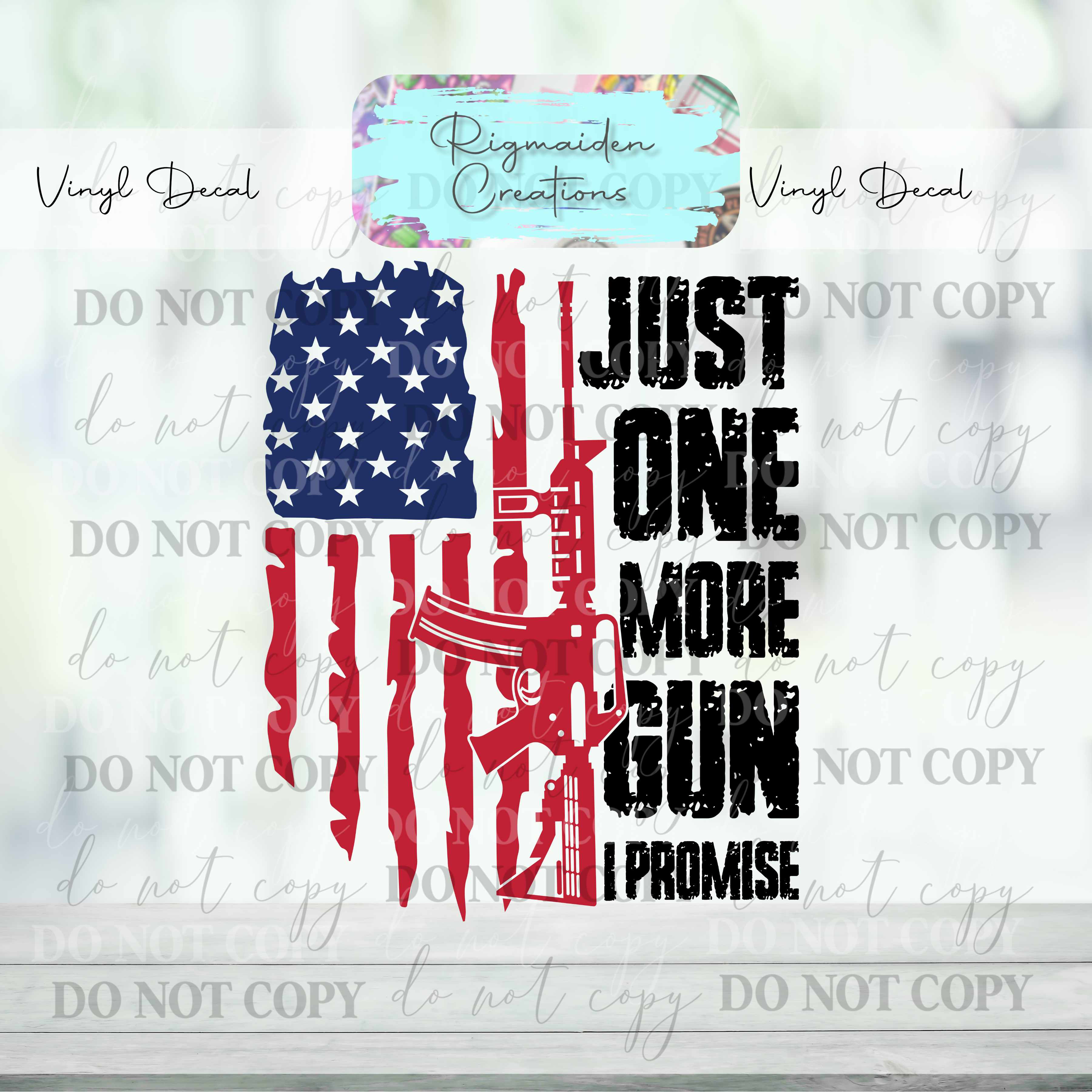 Just One More...Vinyl Decal – Dimensional Drinks