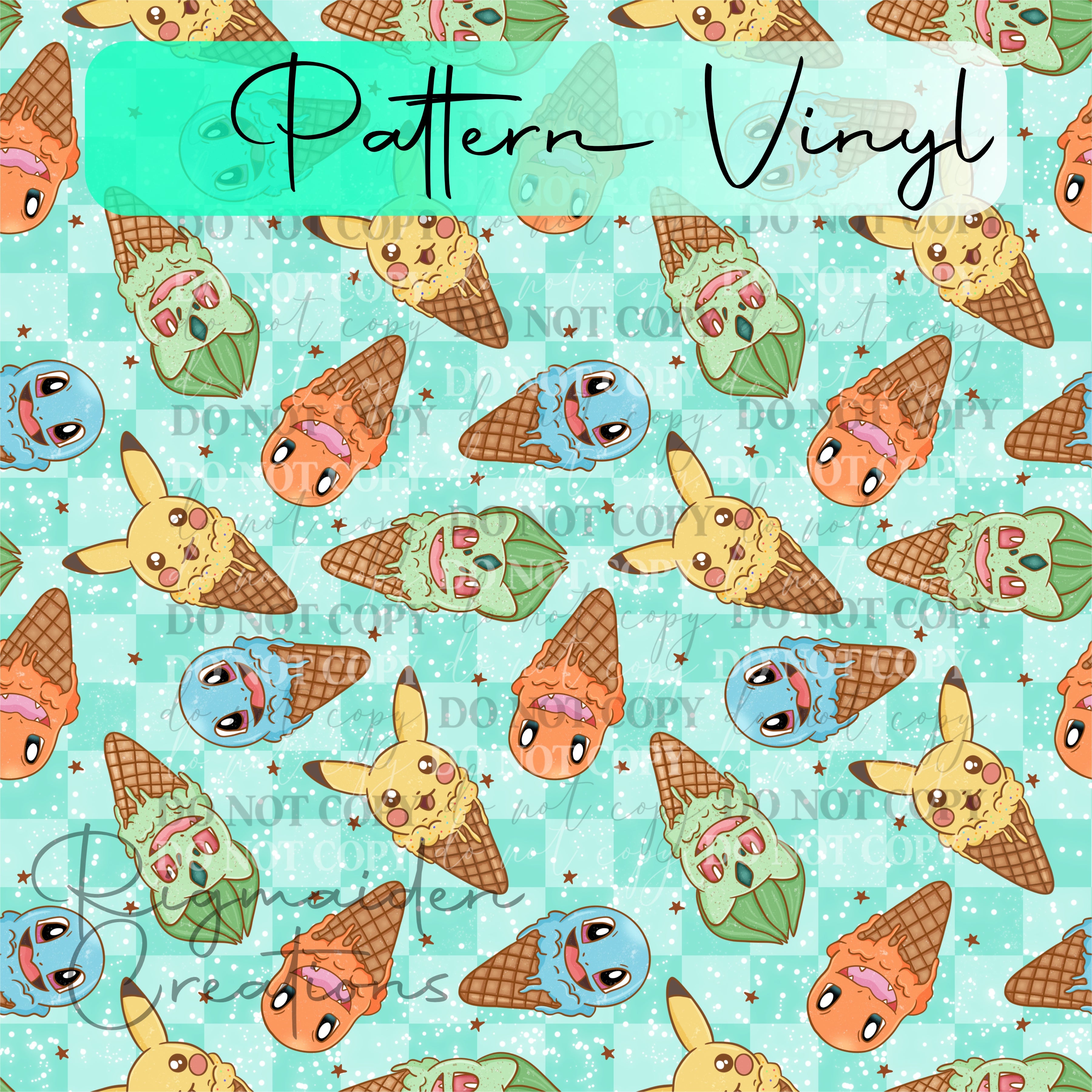 Pokemon Ice Cream Green Vinyl – Dimensional Drinks