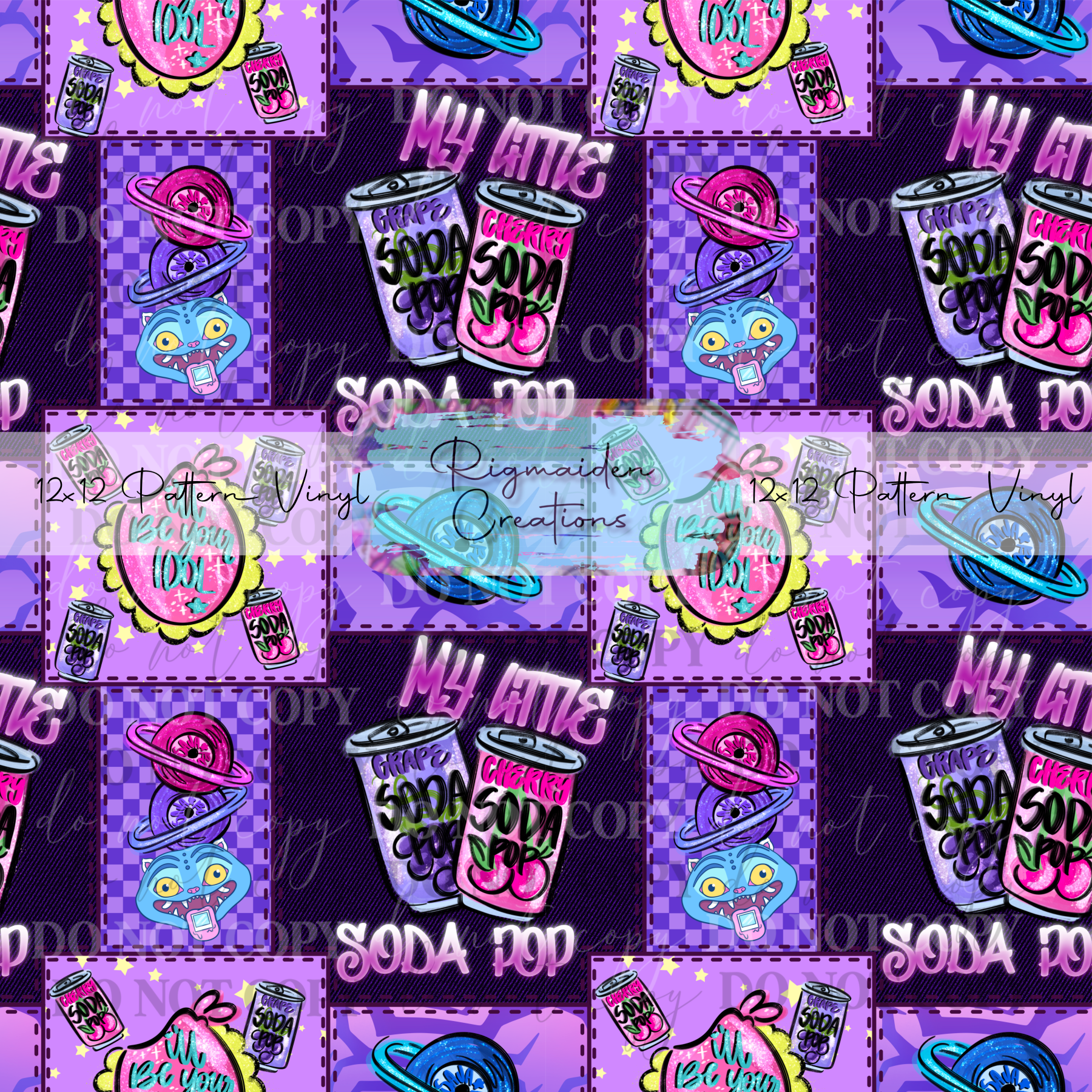 K-Pop Patchwork Vinyl – Dimensional Drinks